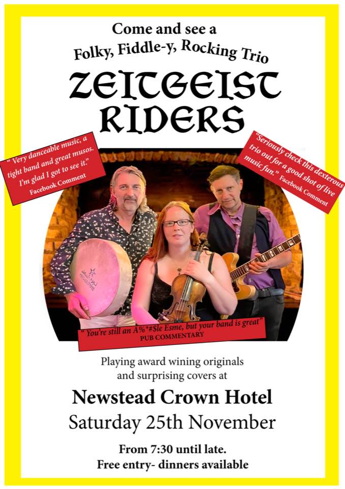 Gig flyers – Zeitgeist Riders
